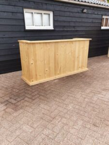 Steigerhouten bar ombouw - Martijn Kools Verhuur Martijn Kools Verhuur